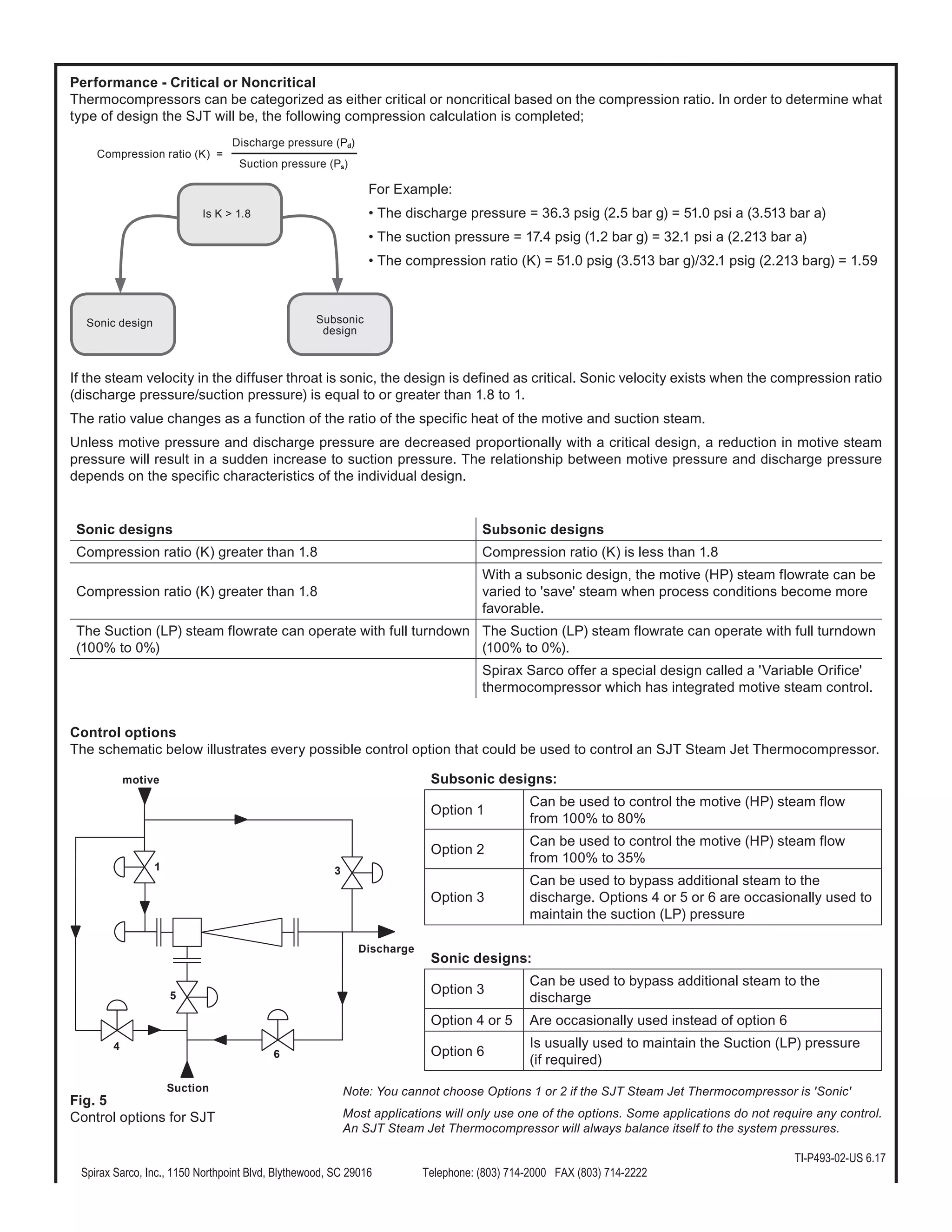Steam Thermocompressor Technical Information | PDF