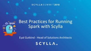 Scylla Summit 2018: Best Practices for Running Spark with Scylla | PPT