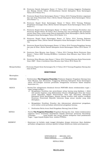 Sk.TPK dan Panwas | PDF