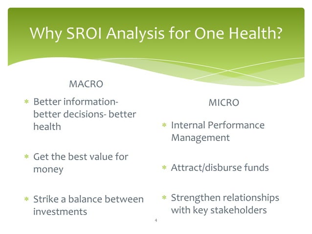 Social Return on Investment (SROI) Analysis: An Innovative Framework ...