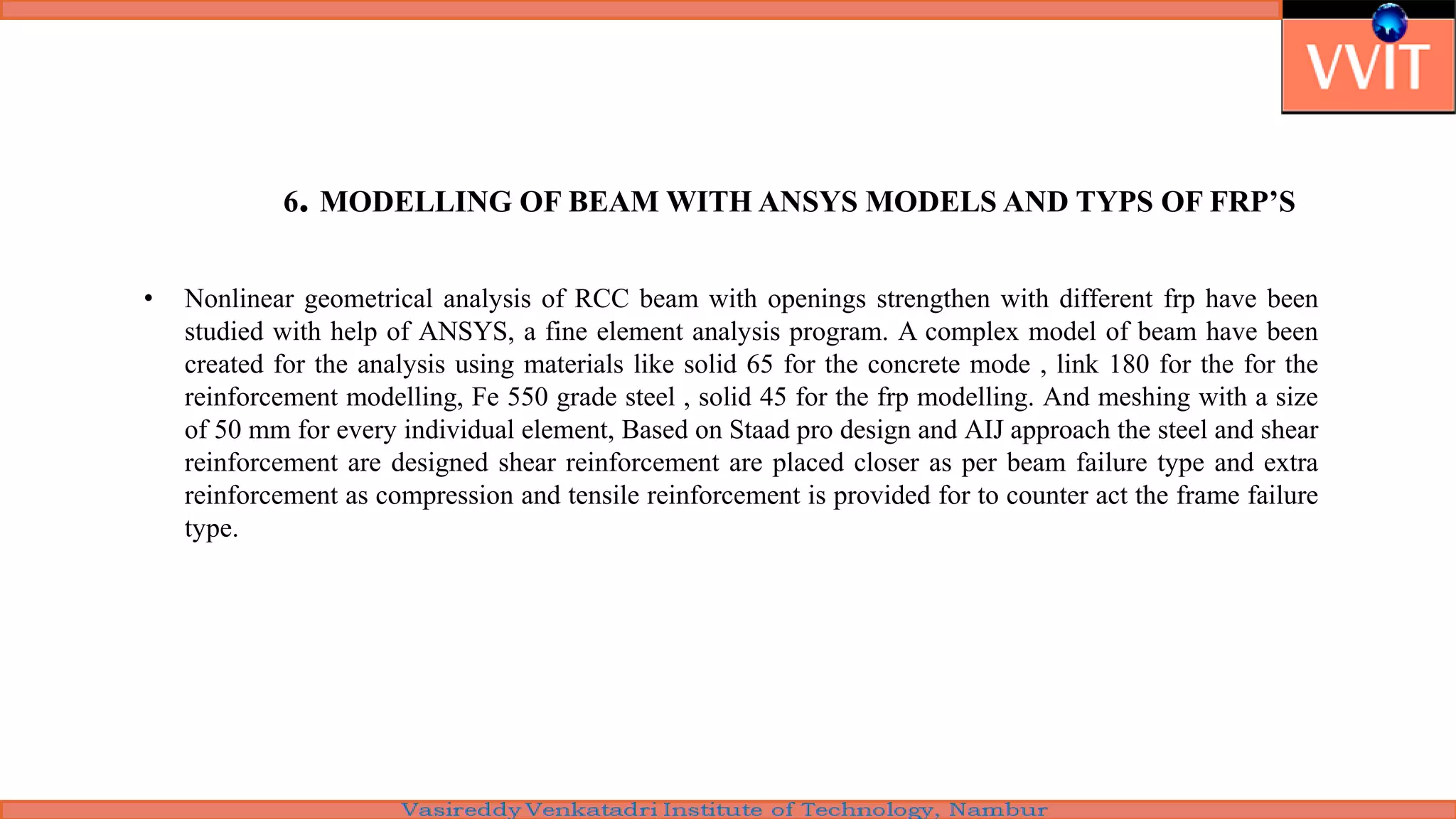 Finite Element Analysis of RCC Beam with Rectangular Openings ...