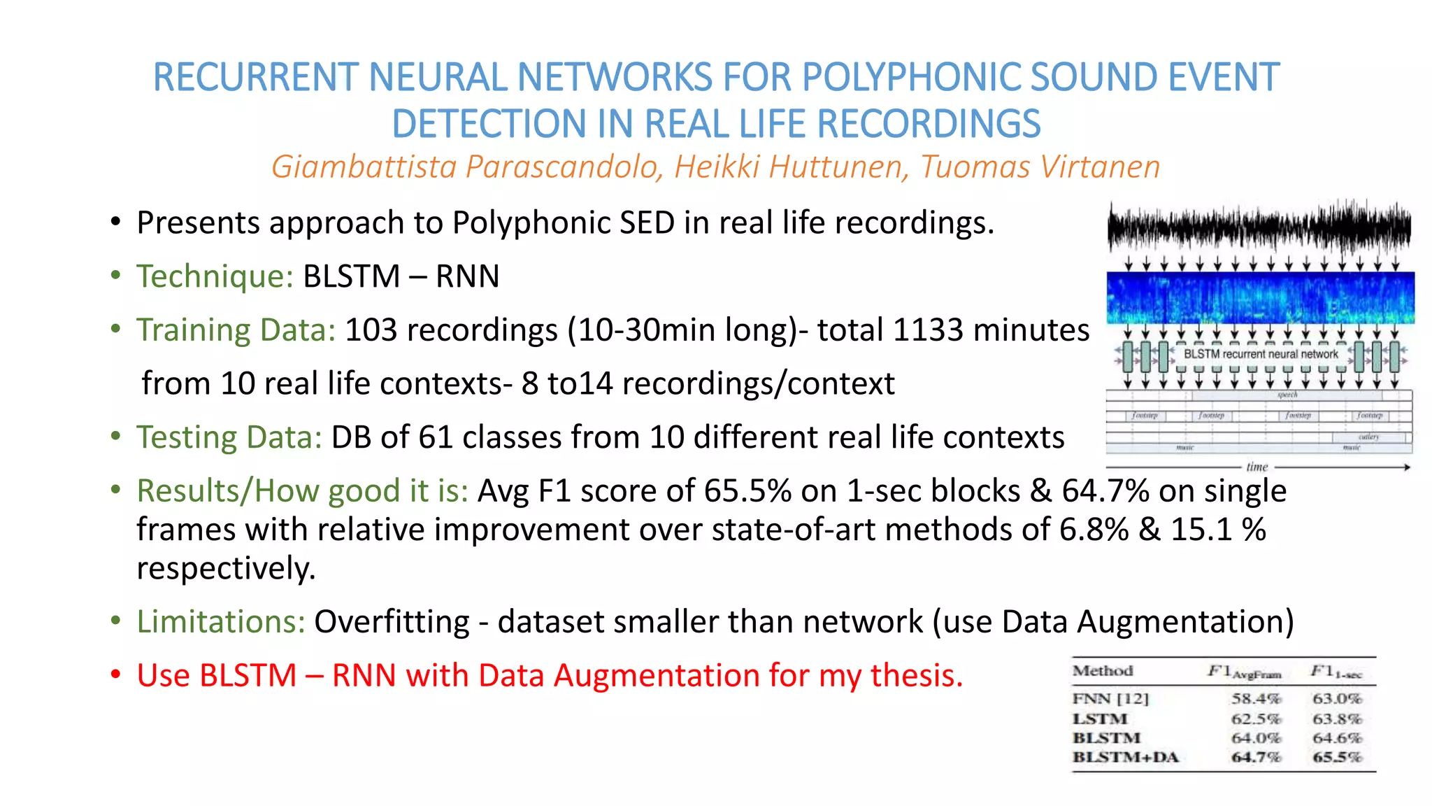 Deep Learning - Speaker Verification, Sound Event Detection | PPT Deep Learning - Speaker Verification, Sound Event Detection | PPT