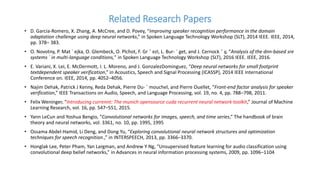 Deep Learning - Speaker Verification, Sound Event Detection | PPTX