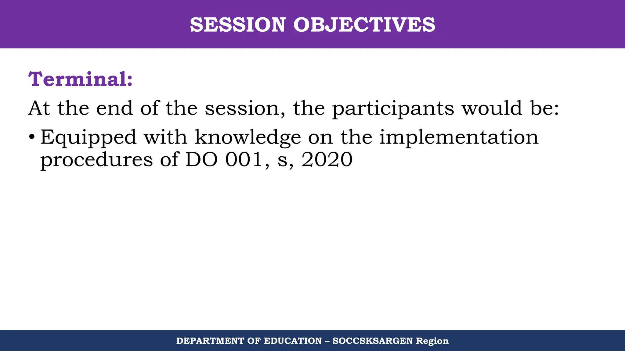 DepEd-NEAP Deped Order 001, series of 2021 | PPTX