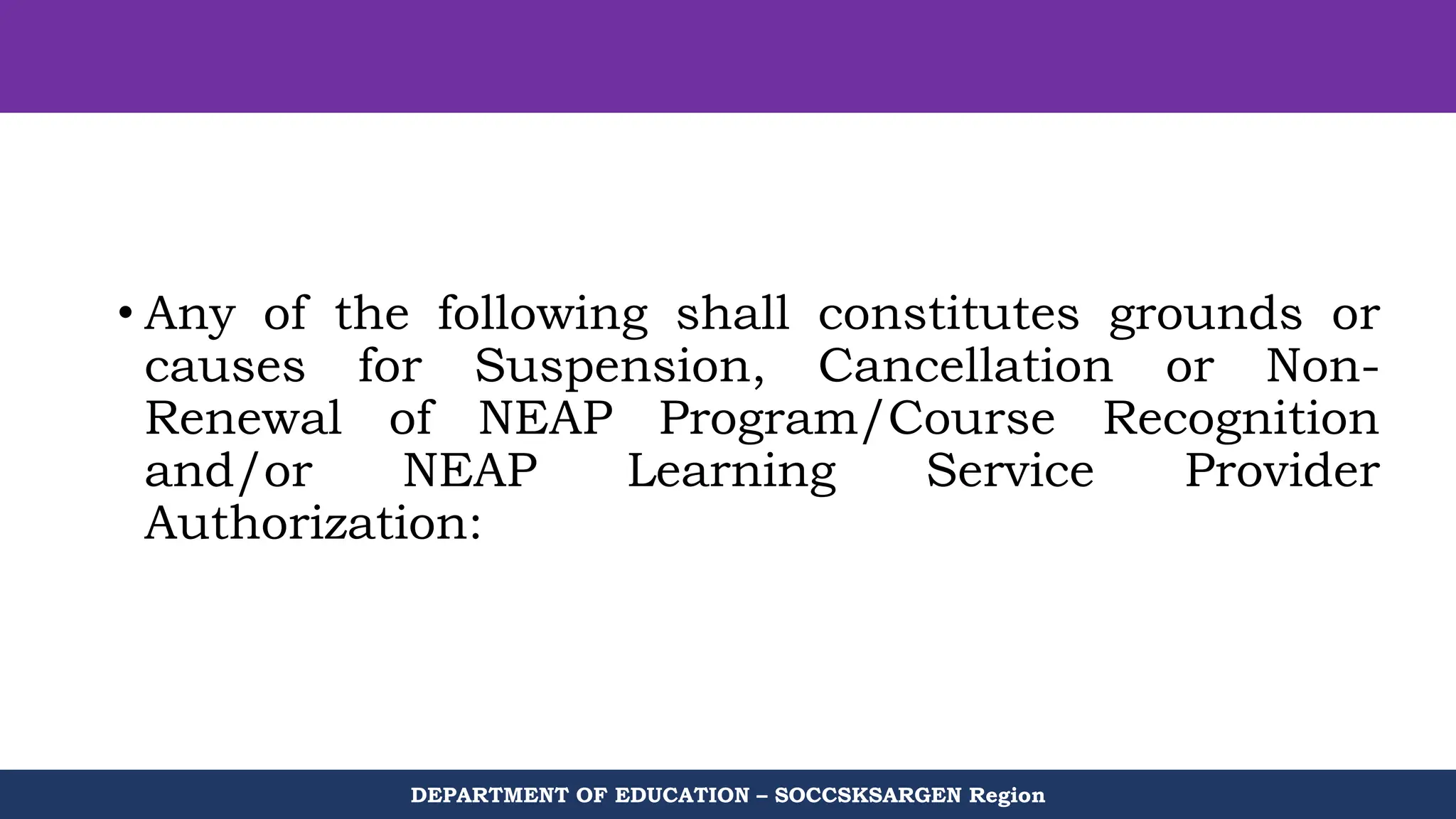DepEd-NEAP Deped Order 001, series of 2021 | PPTX