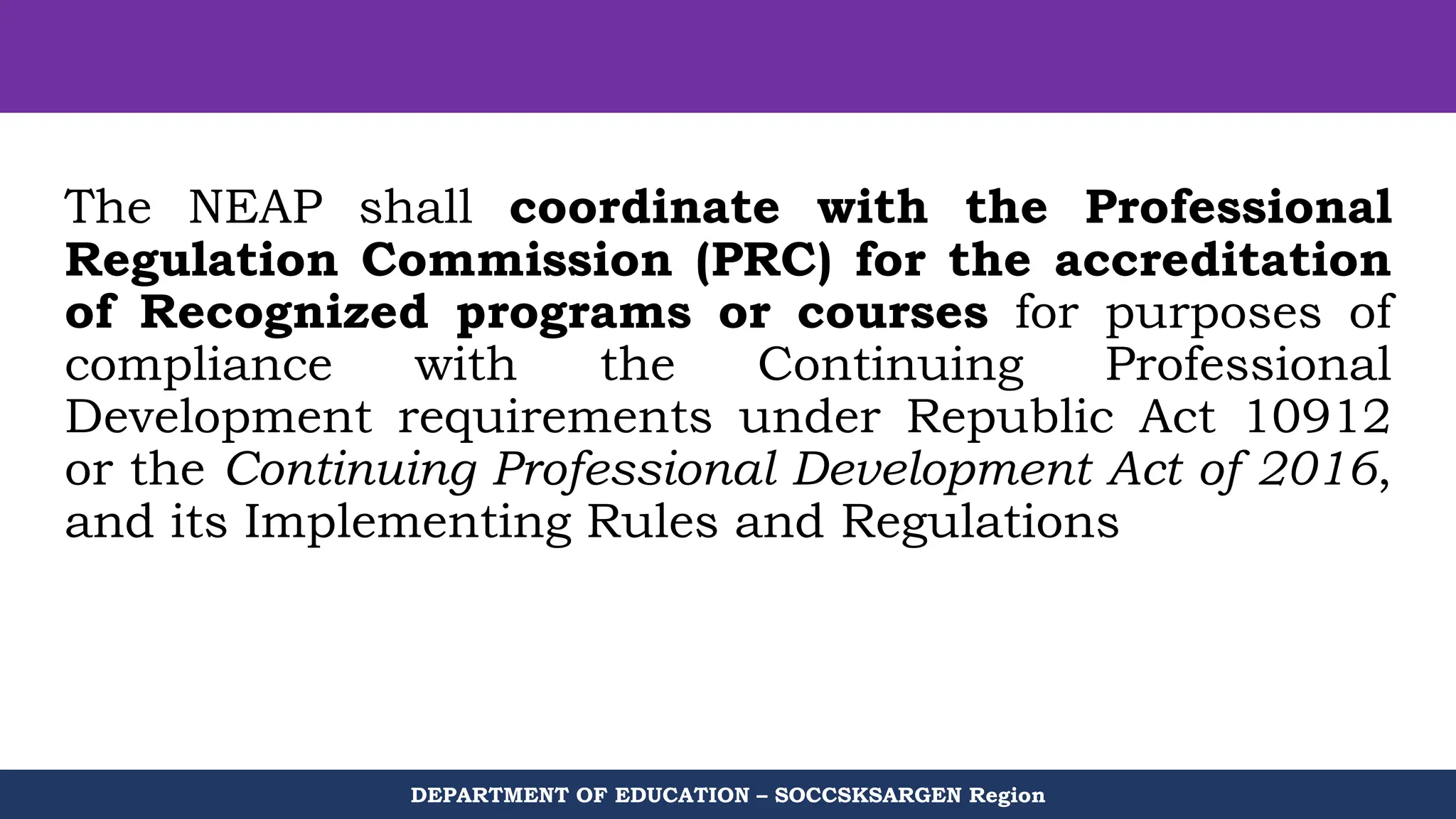 DepEd-NEAP Deped Order 001, series of 2021 | PPTX