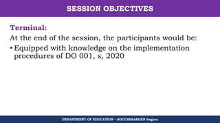 DepEd-NEAP Deped Order 001, series of 2021 | PPTX
