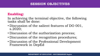 DepEd-NEAP Deped Order 001, series of 2021 | PPTX