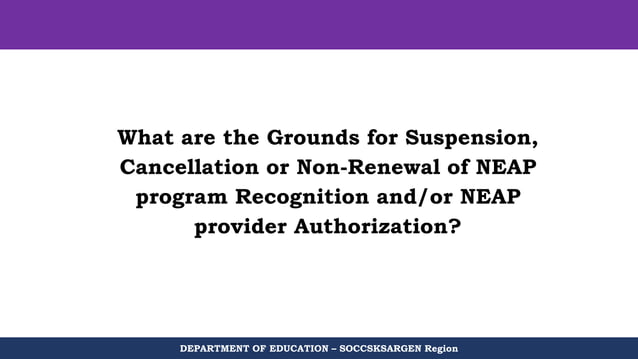 DepEd-NEAP Deped Order 001, series of 2021 | PPTX