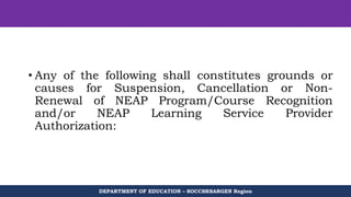 DepEd-NEAP Deped Order 001, series of 2021 | PPTX