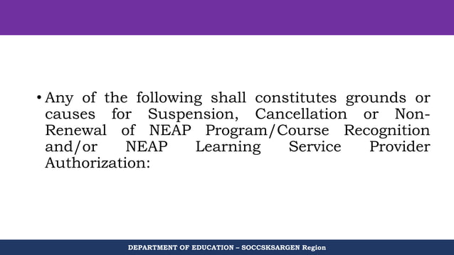 DepEd-NEAP Deped Order 001, series of 2021 | PPTX