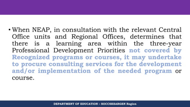 DepEd-NEAP Deped Order 001, series of 2021 | PPTX
