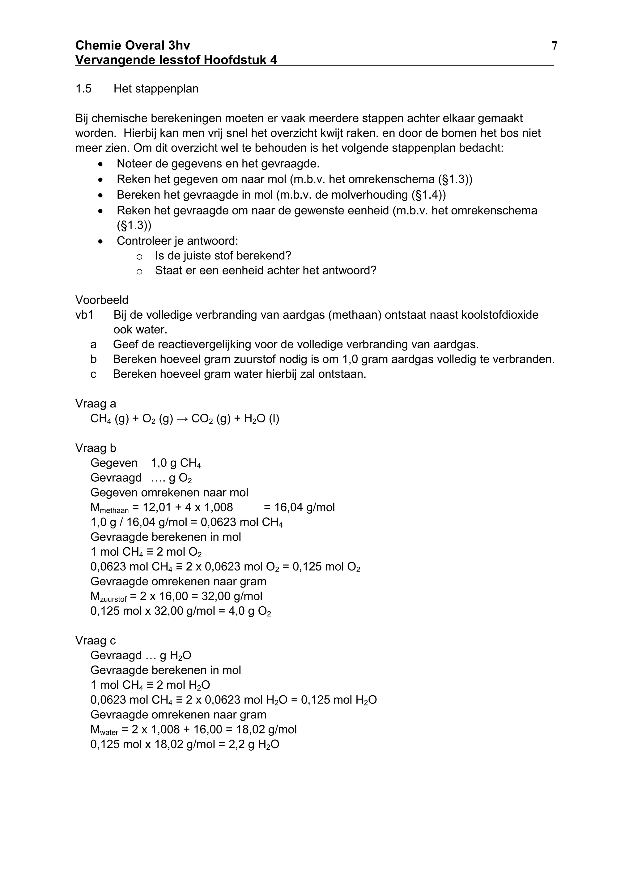 Molberekeningen-vragen | PDF