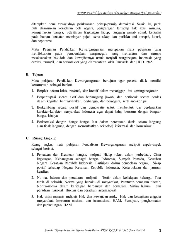 Sk kd-pkn-kelas-xii | PDF