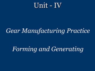 Gear Cutting Presentation for Polytechnic College Students of India | PPT