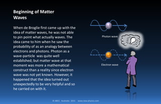 SK nature of matter waves [2 of 3] | PDF