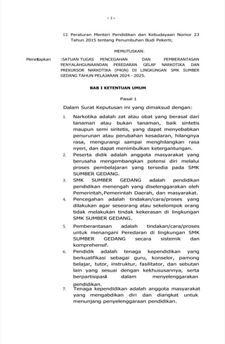 SK-satgas-anti-napza SMK Sumber Gedang Tahun 2024 | PDF
