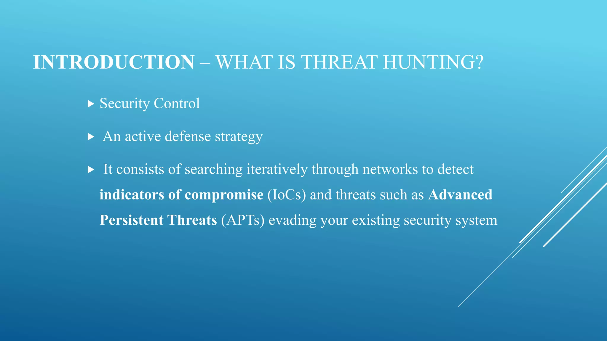 Threat hunting for Beginners | PPTX