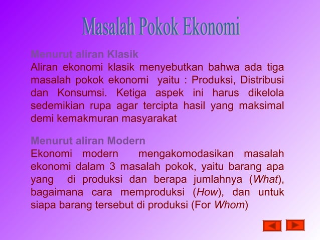 Sk1 kd-1-3-1-4-masalah-pokok-ekonomi-dan-biaya-peluang | PPT
