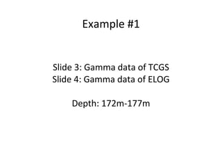 Sk183 elog depth | PPT
