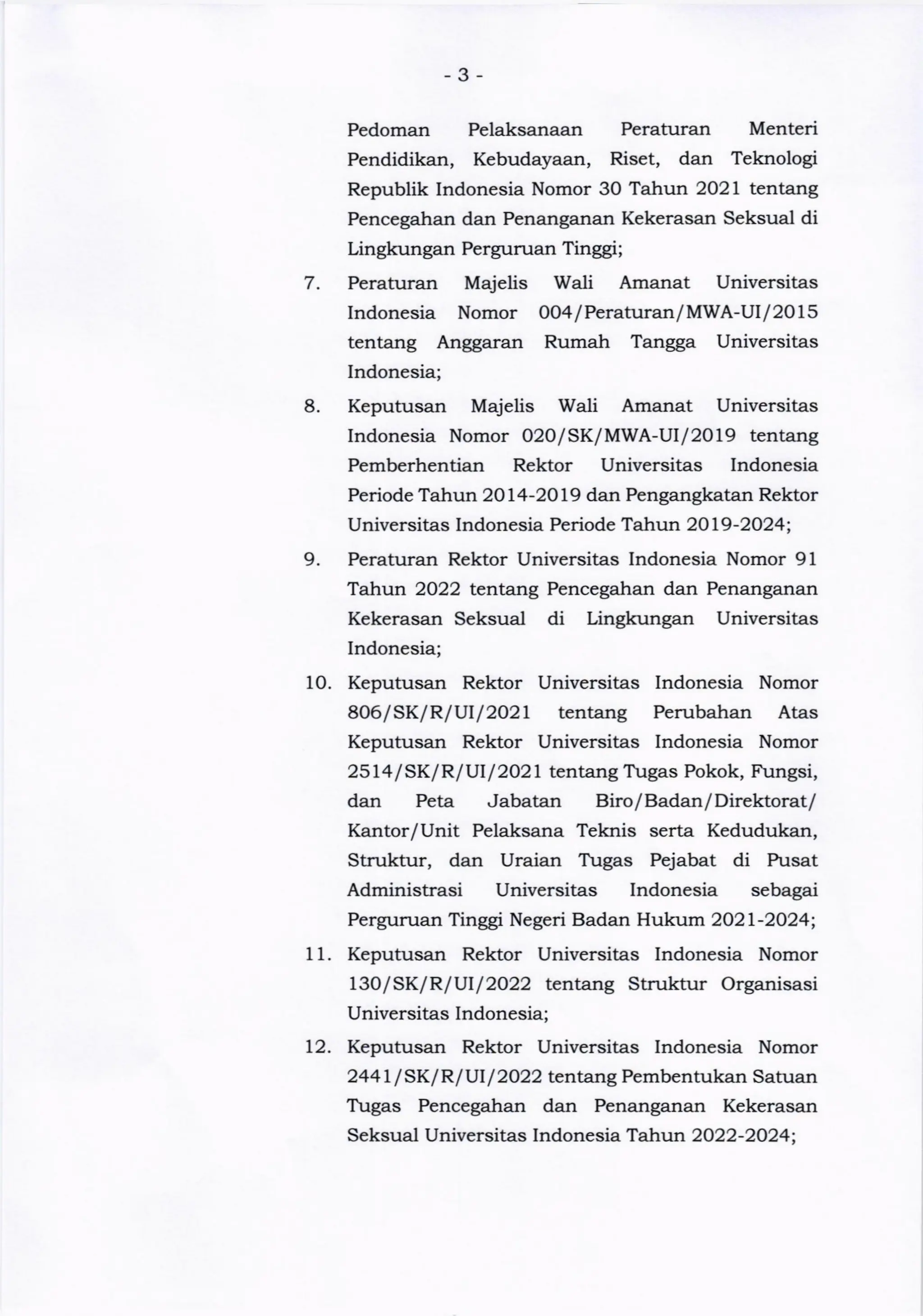 SK 2024 NO 49 Tentang Penetapan Sanksi Administratif Terhadap Pelaku Kekerasan Seksual Atas nama ...