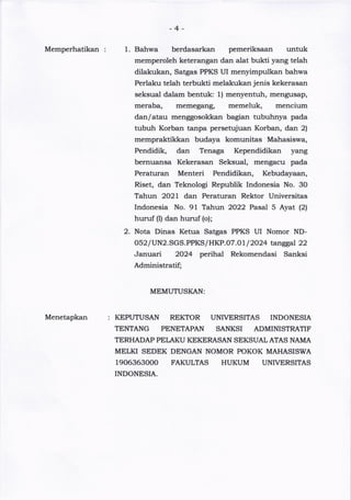 SK 2024 NO 49 Tentang Penetapan Sanksi Administratif Terhadap Pelaku ...