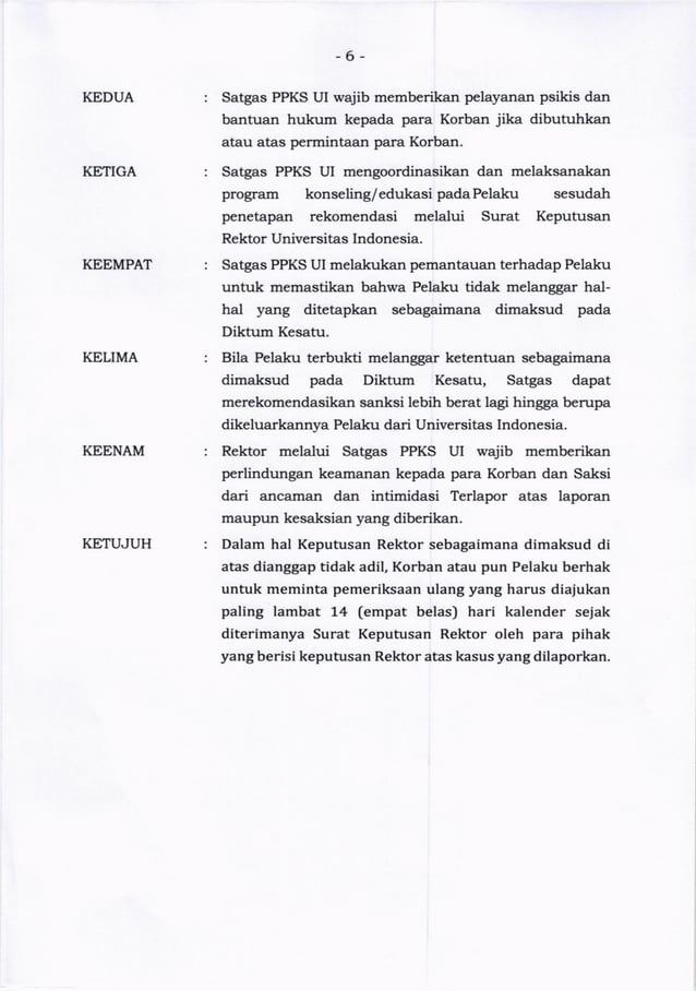 SK 2024 NO 49 Tentang Penetapan Sanksi Administratif Terhadap Pelaku Kekerasan Seksual Atas nama ...