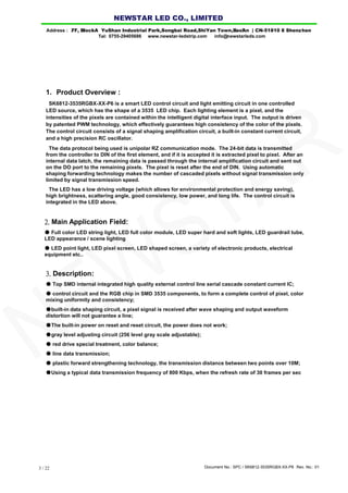 Sk6812 3535 rgbw mini led chip | PDF