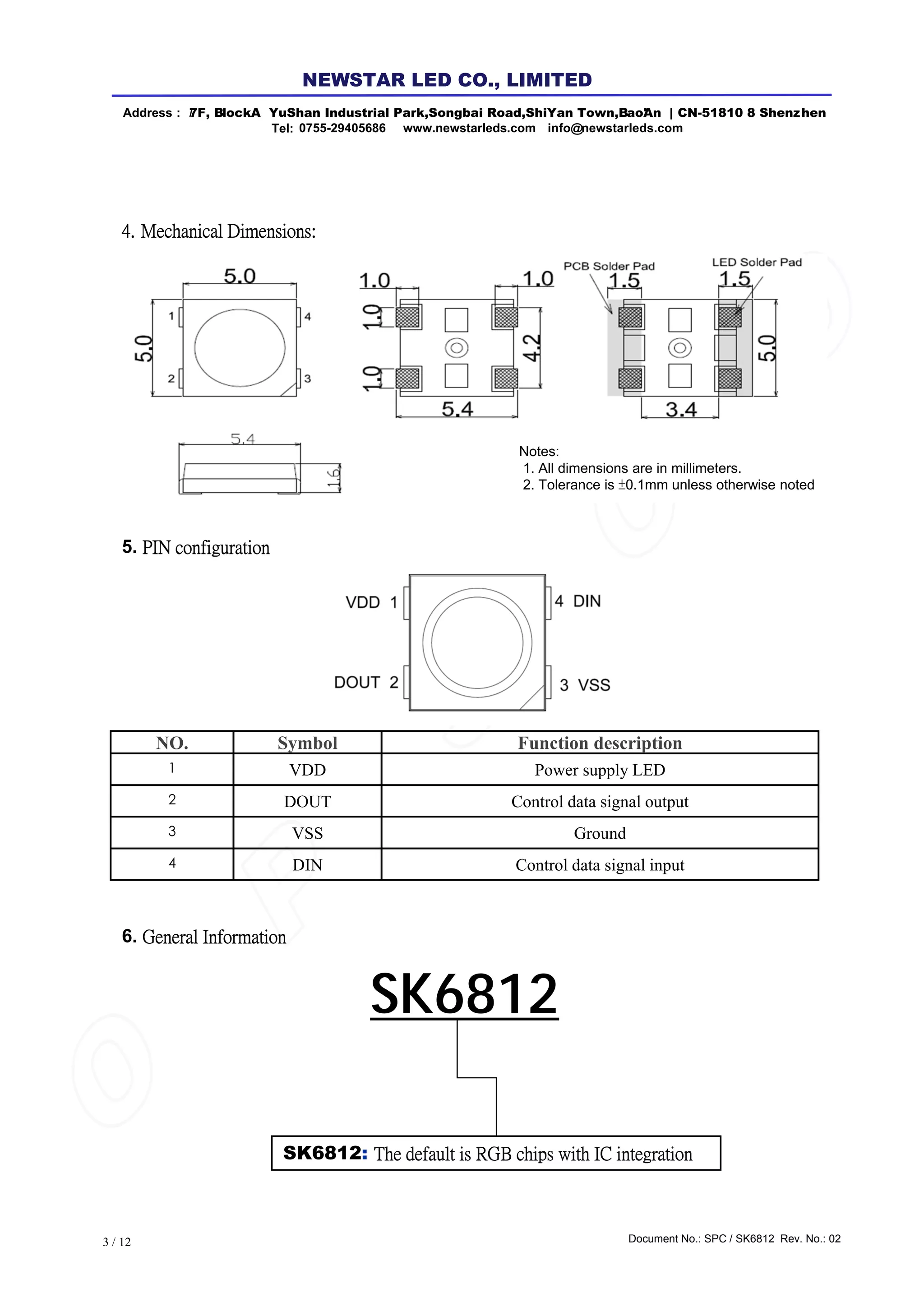 Sk6812 datasheet Digital programmable strip with magic color | PDF