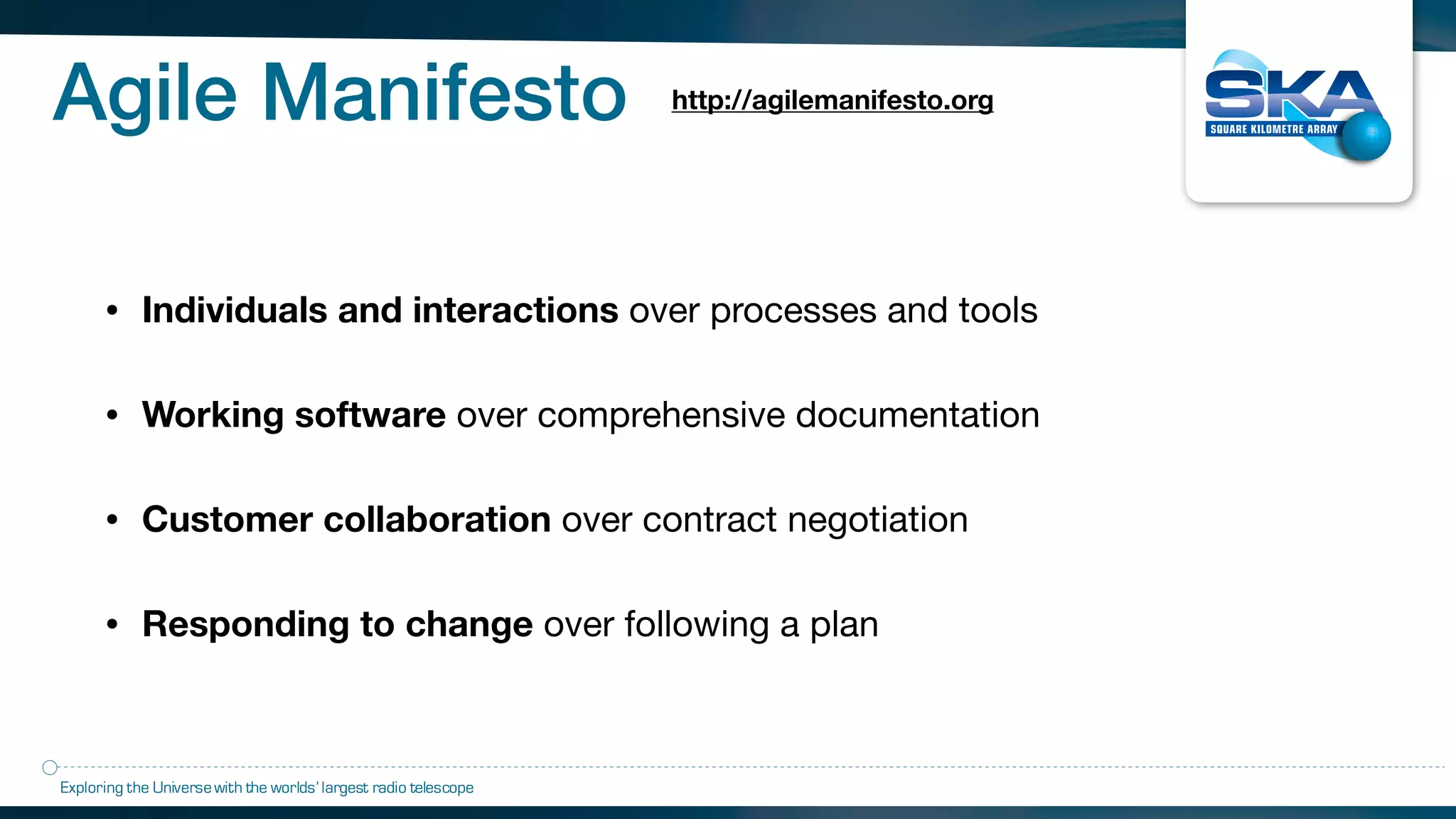 Agile Systems Engineering & Agile at SKA Scale | PDF | Space and Astronomy | Science