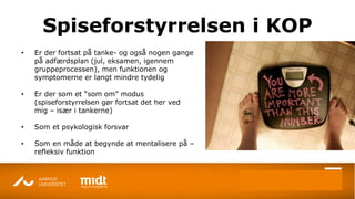 KOP gruppen til refleksion Nedslag i gruppesessioner | PPT