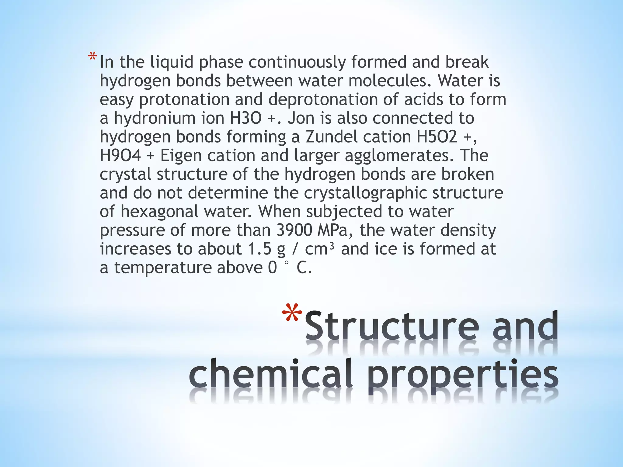 Chemical composition of water by Group6 | PPTX