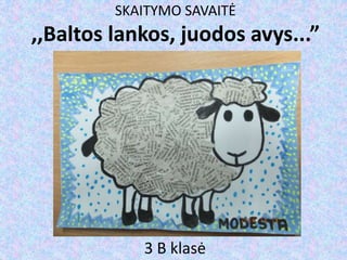 Skaitymo savaitė avytė | PPTX