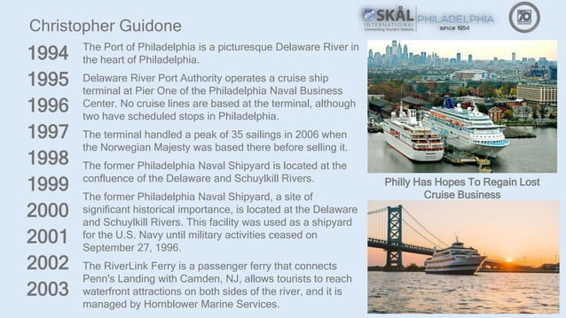 Skal Philadelphia 70 Years of Travel Fun | PPTX