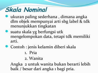 Skala pengukuran1 | PPT