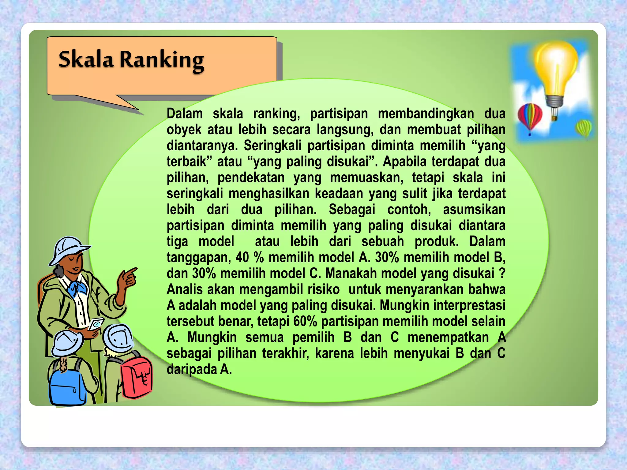 Skala pengukuran dalam Metode Penelitian | PPTX