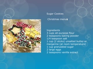 Greek Christmas menu | PPT