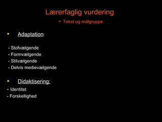 Skammerensdatter | PPT