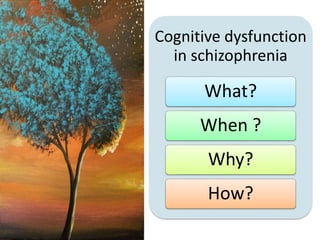 Cognition in schizophrenia | PPTX