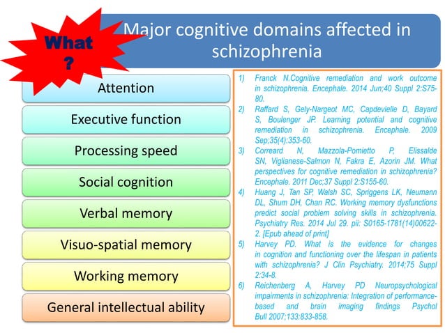 Cognition in schizophrenia | PPT