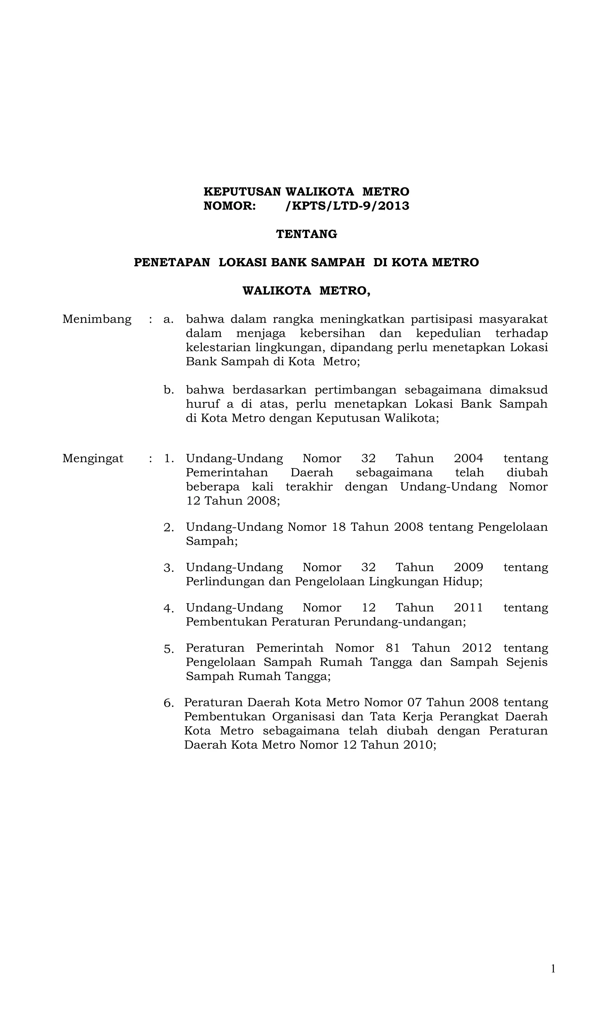 Sk bank sampah 1 | DOC