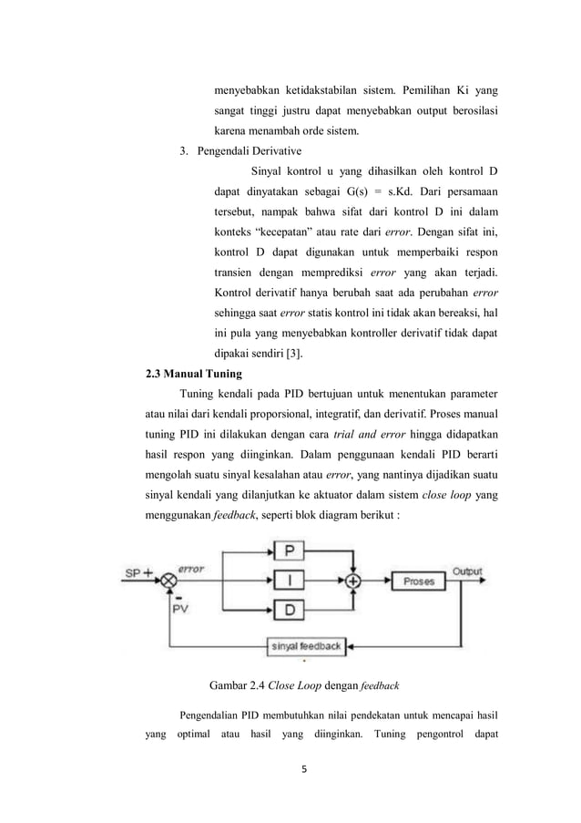 Perancangan dan Realisasi Sistem Kendali Digital Pada Plant Temperatur ...
