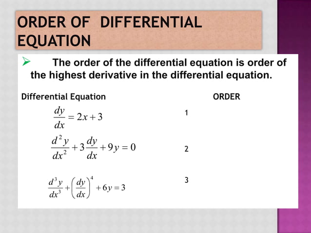 differential equations | PPT | Free Download