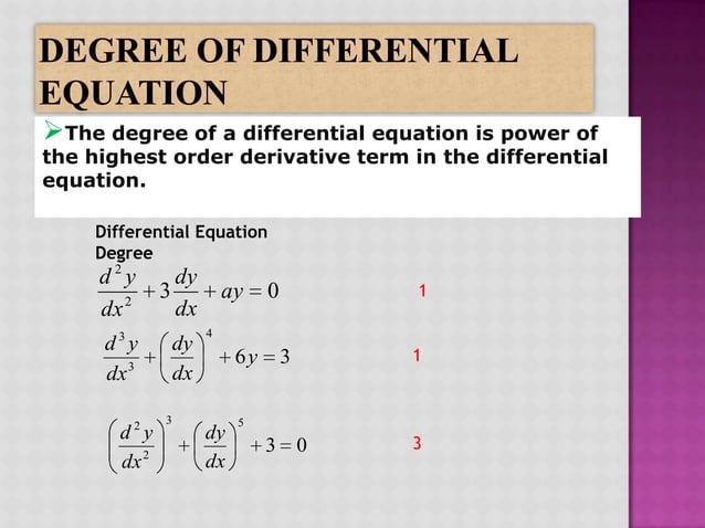 differential equations | PPT | Free Download