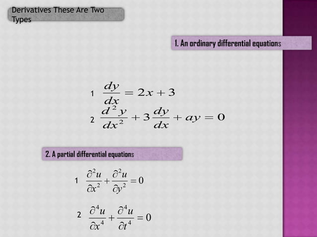 differential equations | PPT