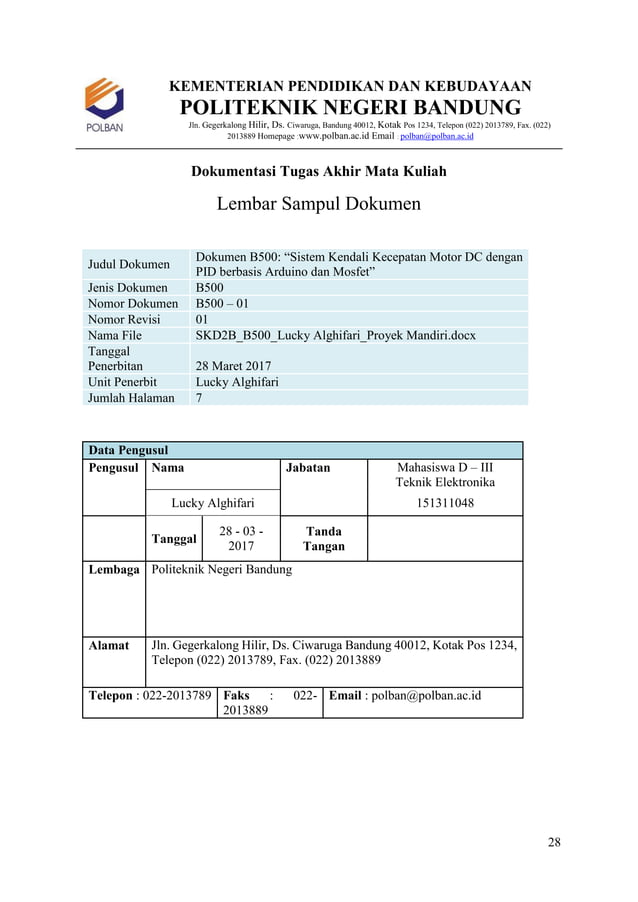 Sistem Kendali Kecepatan Motor DC dengan PID berbasis Arduino Uno dan ...