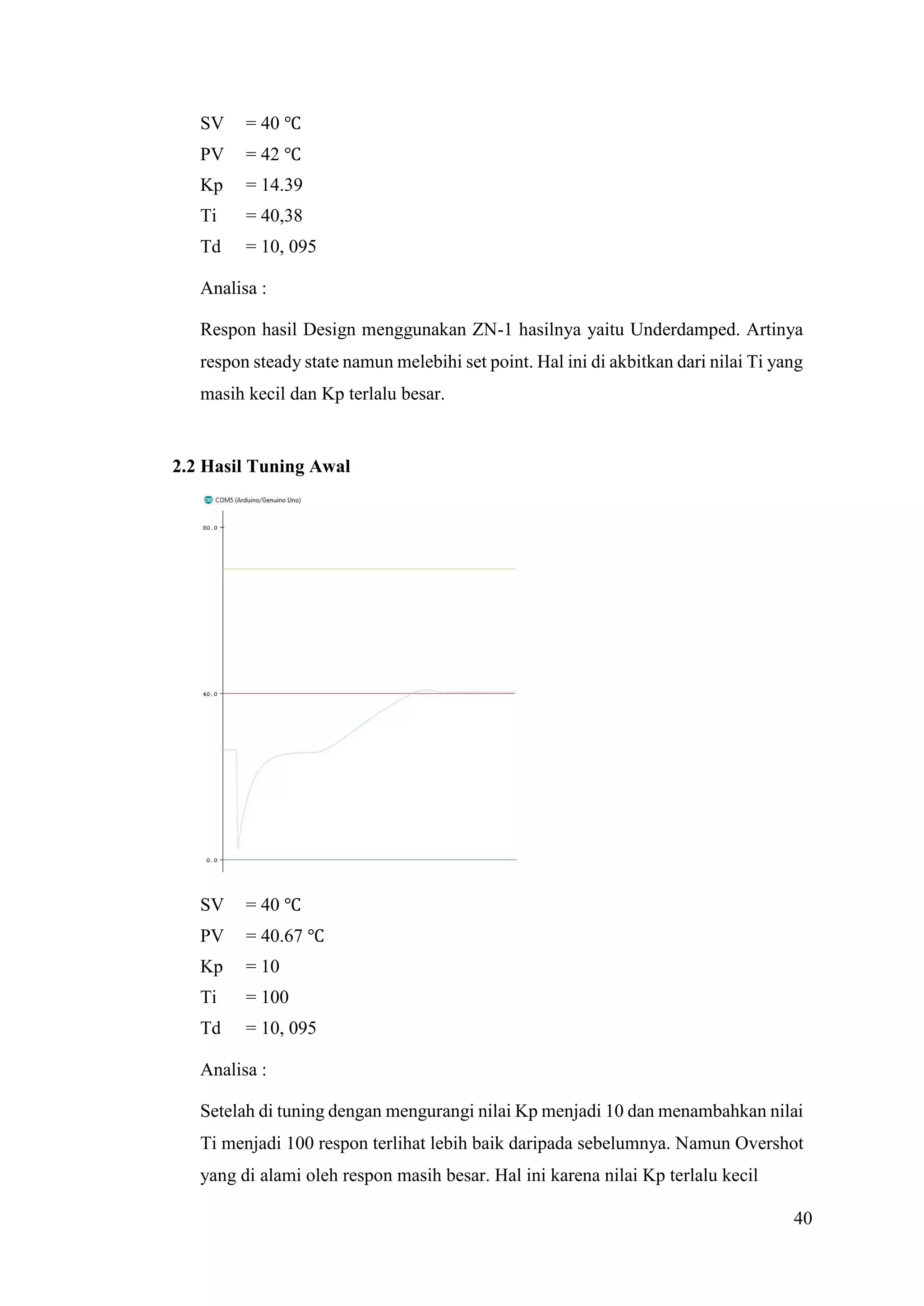 Sistem Kendali suhu dengan PID berbasis ARDUINO, MOSFET dan LM35 | PDF