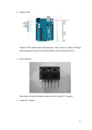 Sistem Kendali suhu dengan PID berbasis ARDUINO, MOSFET dan LM35 | PDF