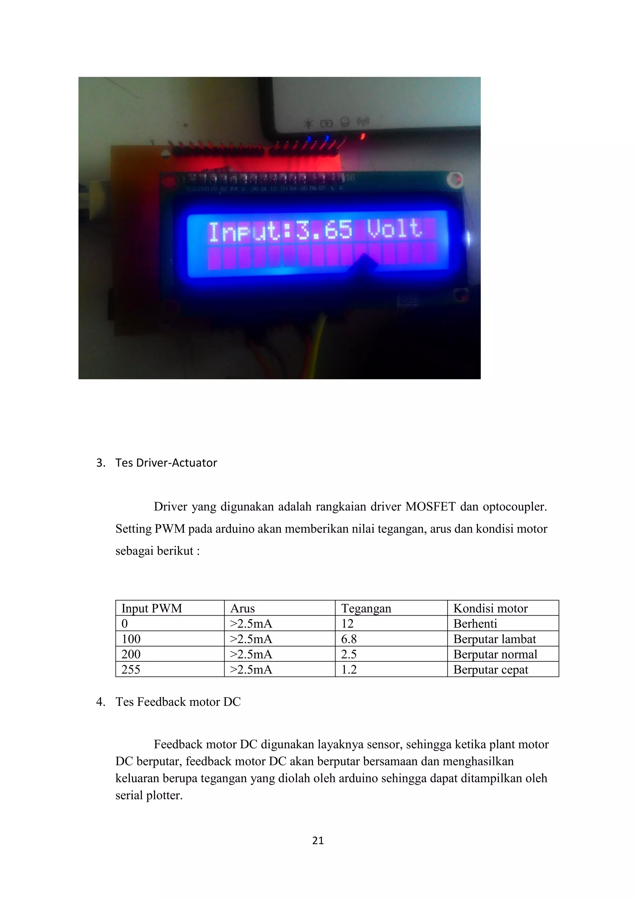 Sistem Kendali PID untuk kecepatan rotasi motor DC berbasis arduino ...
