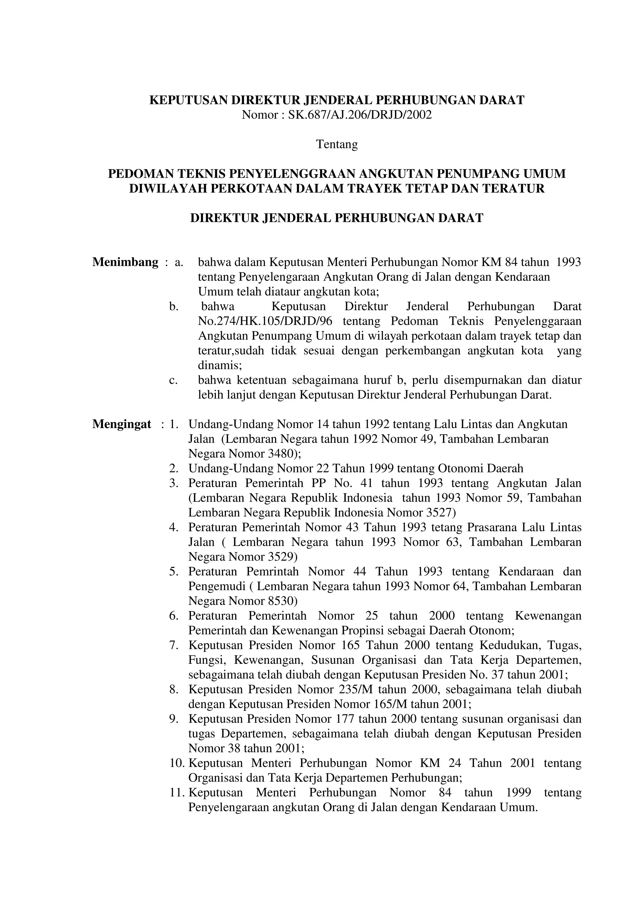 Skdirjen687tahun2002 | PDF